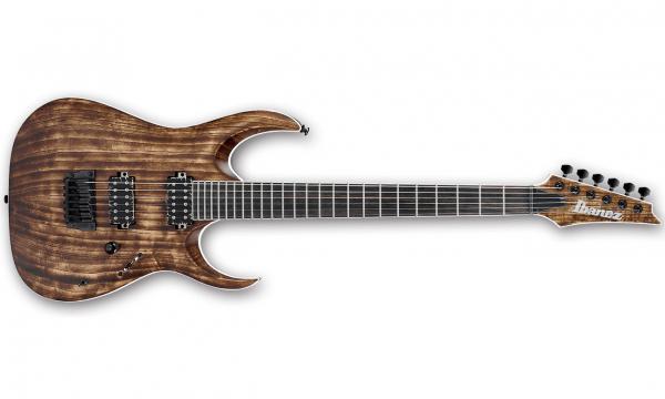 Solidbody e-gitarre Ibanez RGAIX6U ABS Iron Label - antique brown ...