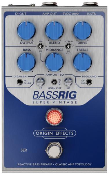 Bass preamp Origin effects Bassrig Super Vintage Preamp