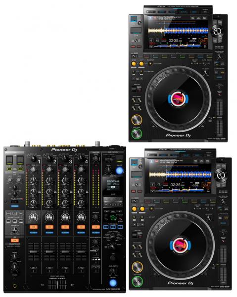 Full dj set Pioneer dj 2 x CDJ3000 + x DJM 900 Nxs2