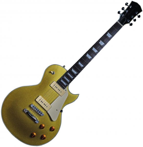 Solidbody e-gitarre Sire Larry Carlton L7V - gold top gelb