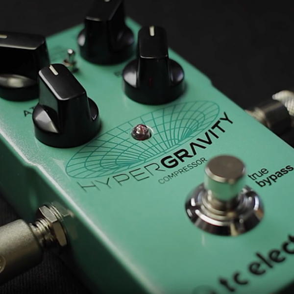 Kompressor/sustain/noise gate effektpedal Tc electronic HyperGravity ...