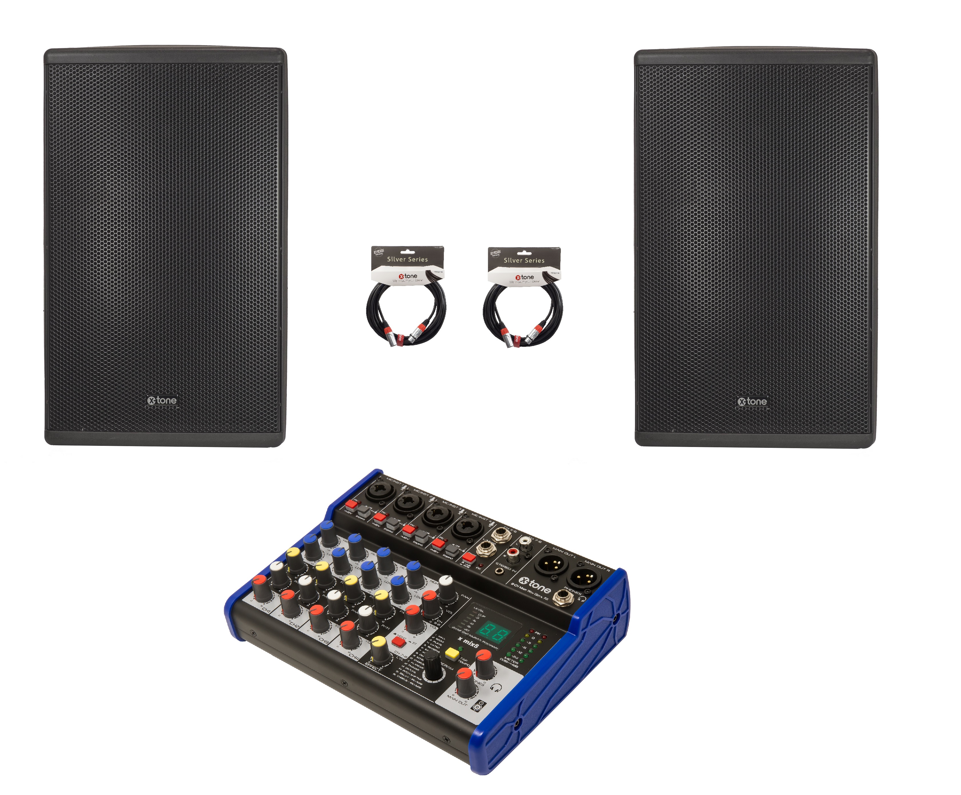 Aktive lautsprecher X-tone Pack Sono 600 Watts 8 canaux